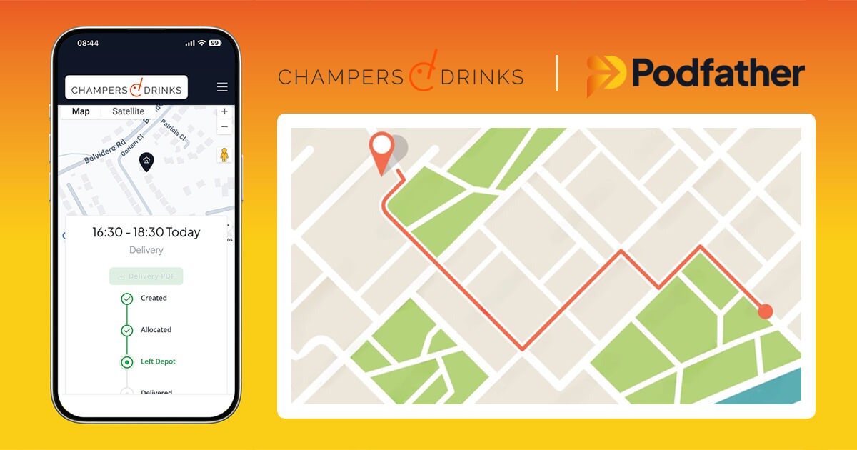 Champers Drinks & Podfather Partnership | Champers Drinks